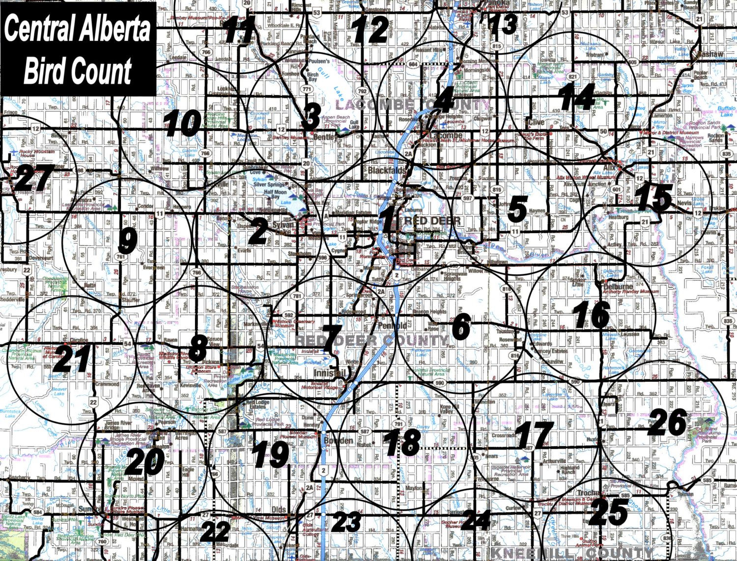 Base Map | Red Deer River Naturalists